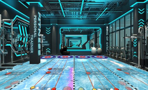 Step into Fun: Interactive Floor Game Room Projector systems