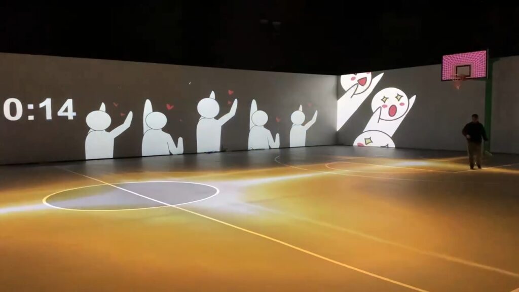 Custom Projection Mapping Basketball Court-Best Radar Software