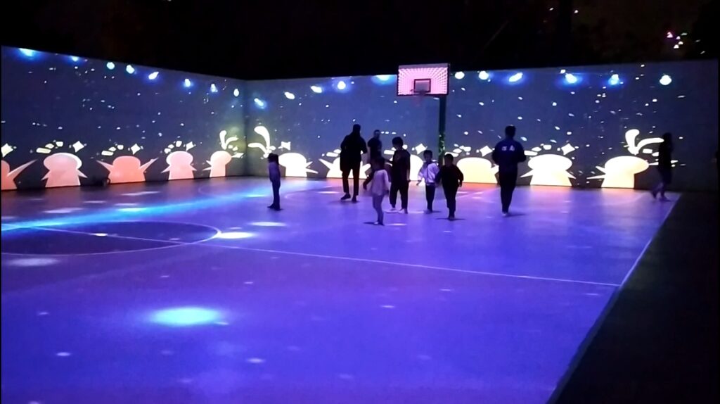 Custom Projection Mapping Basketball Court-Best Radar Software