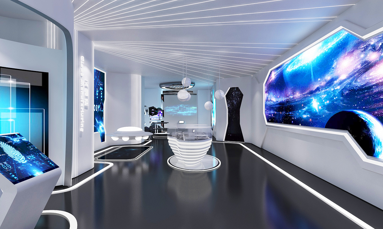 Personalized Smart Digital Pavilion Design -Wall & Floor Projectors